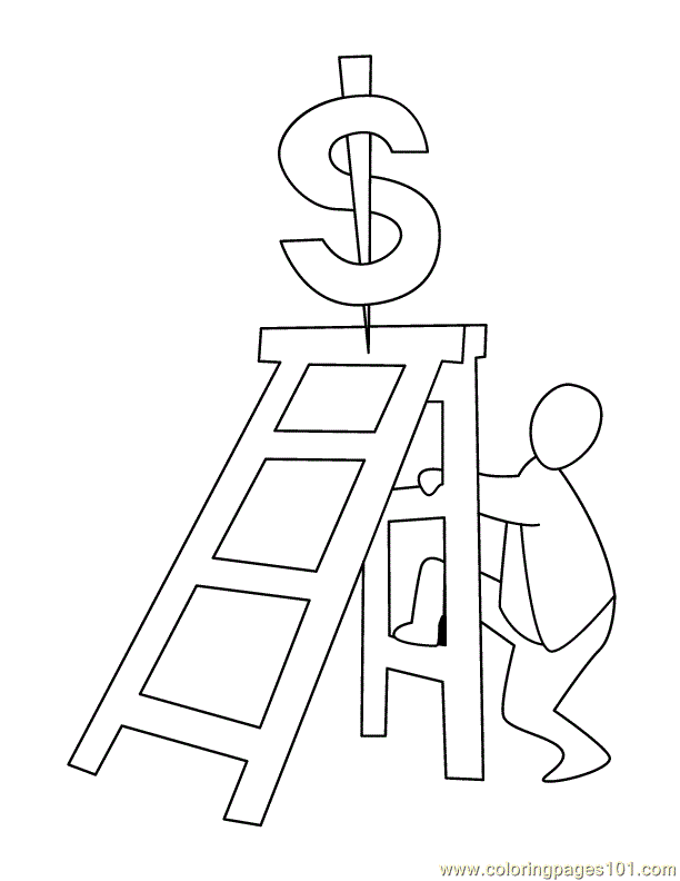 Ladder Coloring Pages