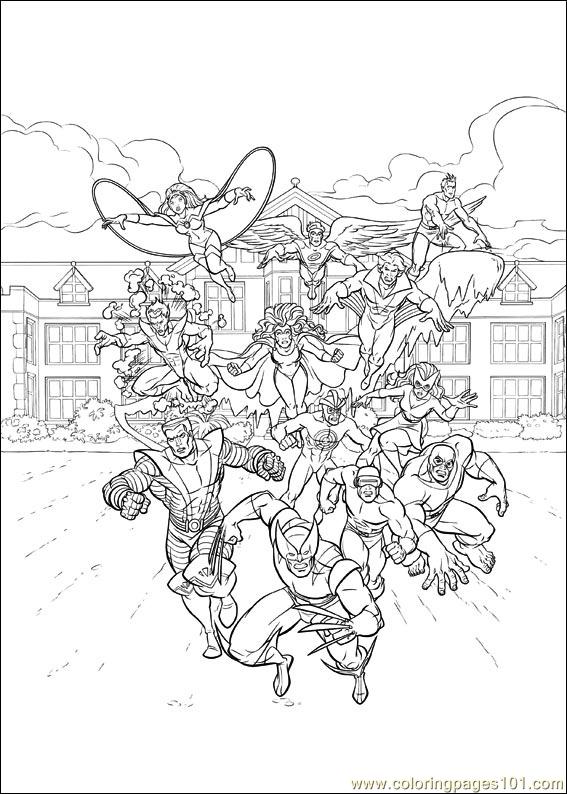 Coloring Pages Xmen 24 (Cartoons > X-Men) - free printable coloring ...